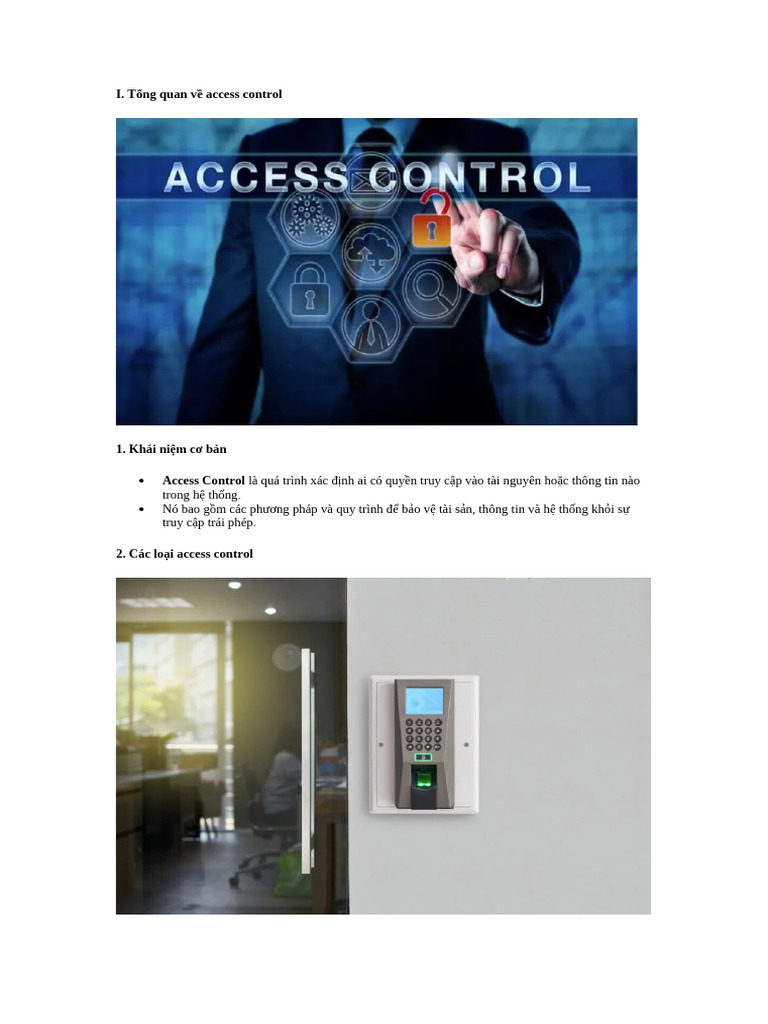 Access Control | PDF