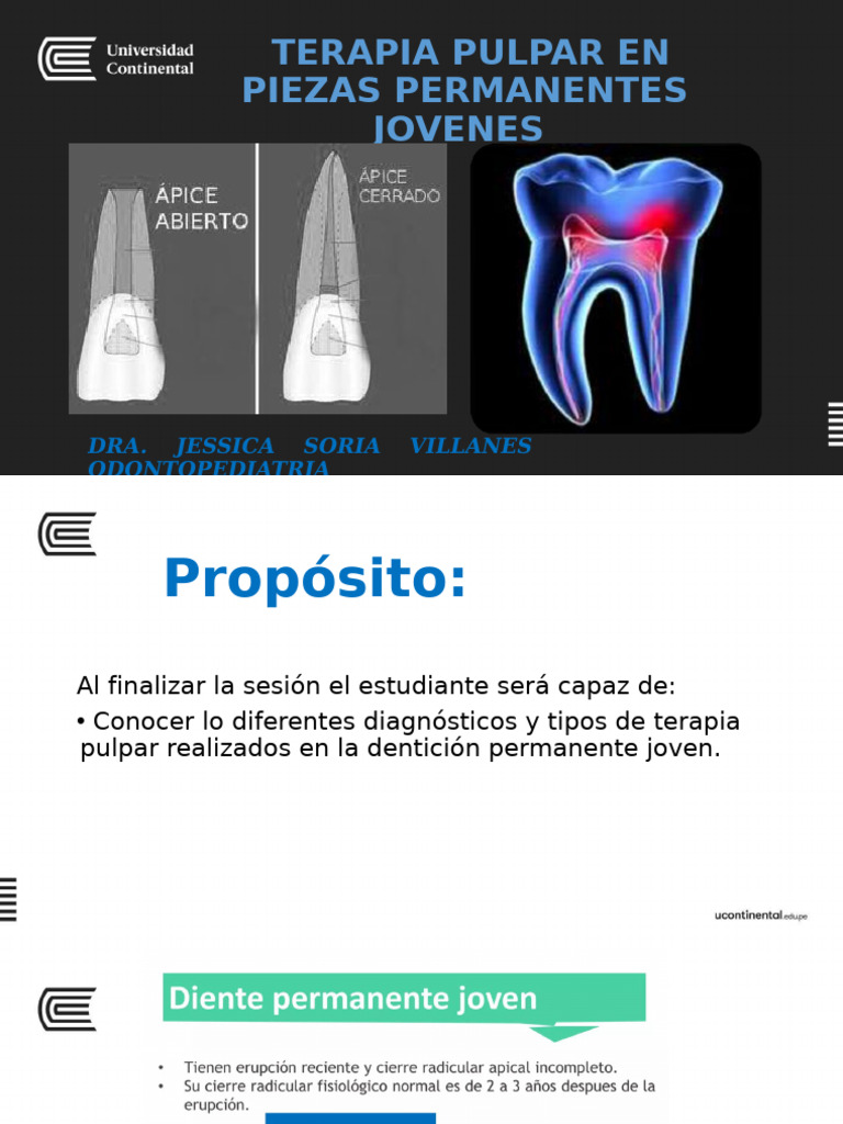 Terapia Pulpar en Odontopediatría | PDF | Medicina CLINICA ...