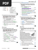 Link 5 Unit 1 Test Materials | PDF