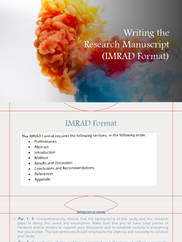 Lesson 14 IMRAD Format - 094152 | PDF | Quantitative Research ...