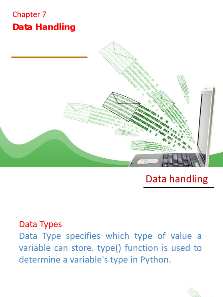 Data Handling | PDF | Data Type | Integer (Computer Science) Data Handling | PDF | Data Type | Integer (Computer Science)