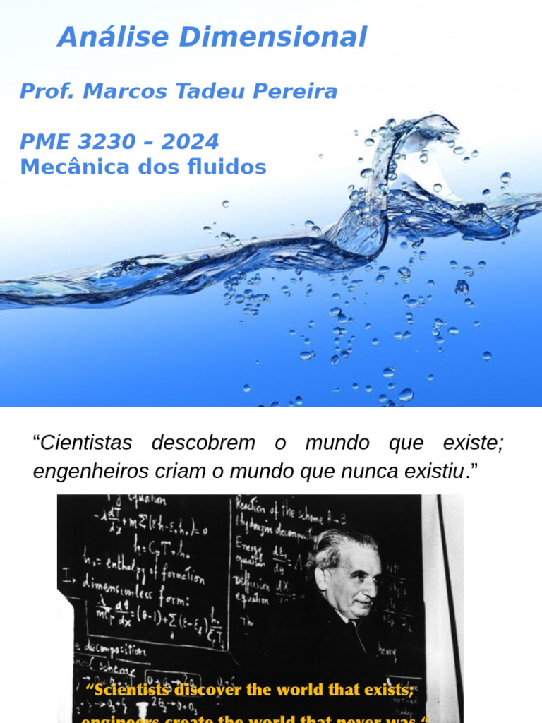 Análise Dimensional e Semelhança | PDF | Massa | Física