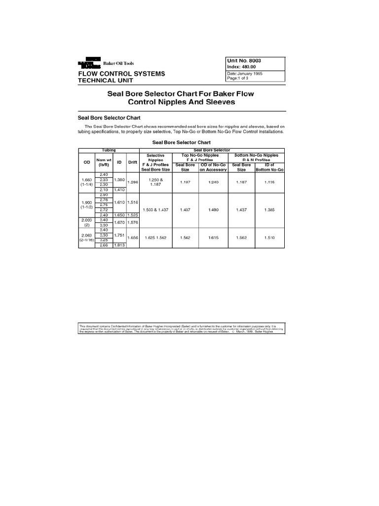Baker Slickline Plugs | PDF