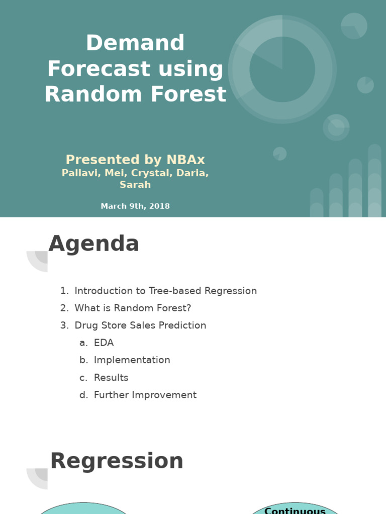 Drug Store Sales Prediction with Random Forest | PDF | Regression Analysis | Machine Learning