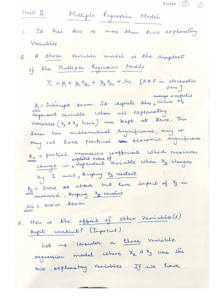 Multiple Regression | PDF