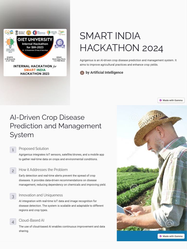Smart India Hackathon 2024 | PDF | Internet Of Things | Agriculture