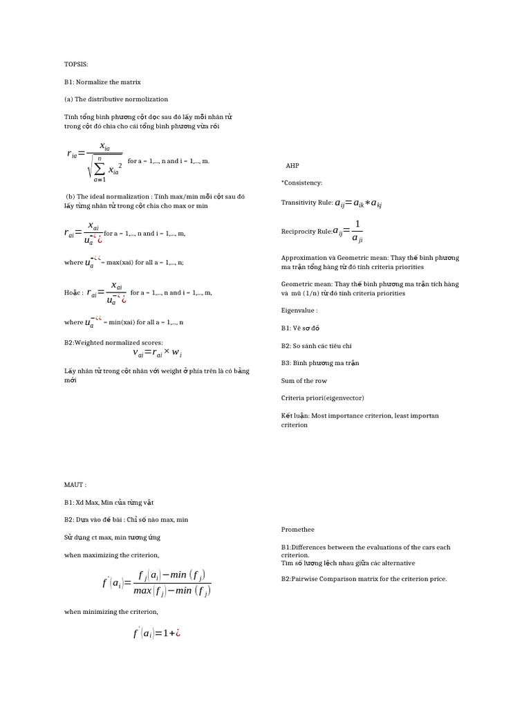 TOPSIS | PDF