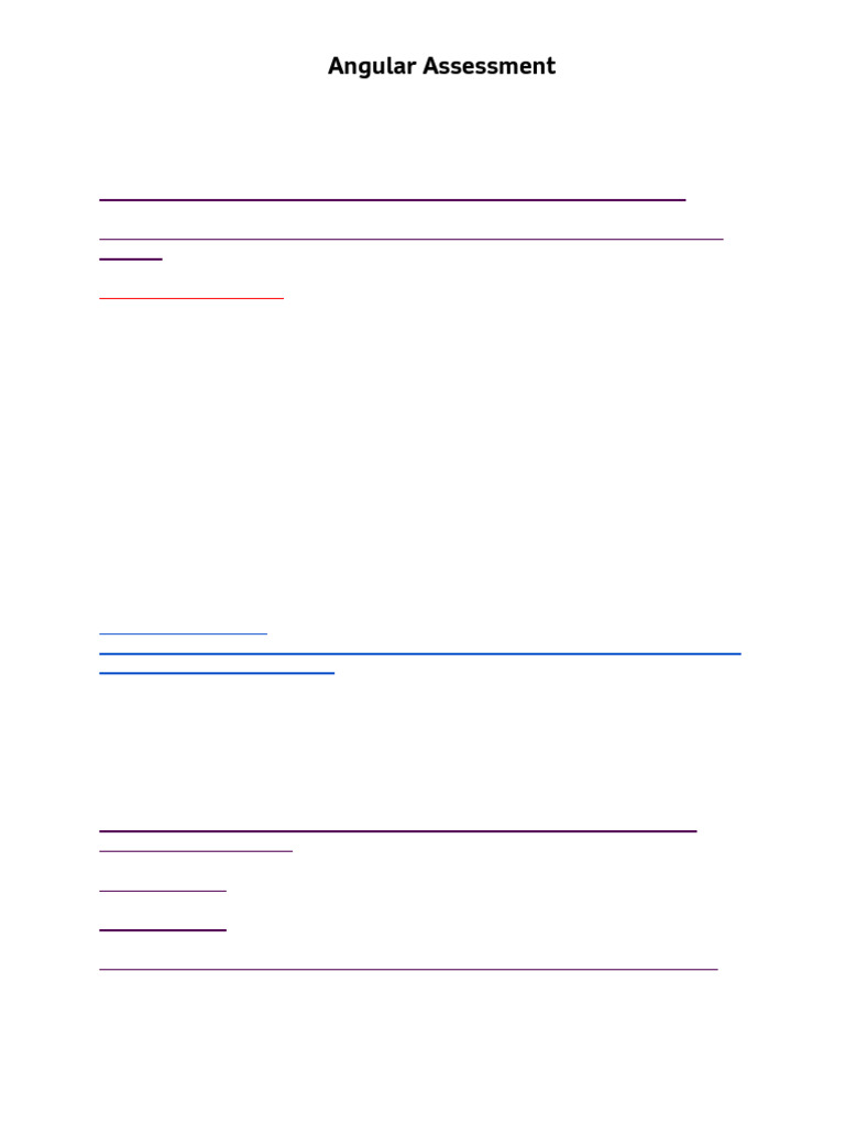 Angular Assignment | PDF Angular Assignment | PDF