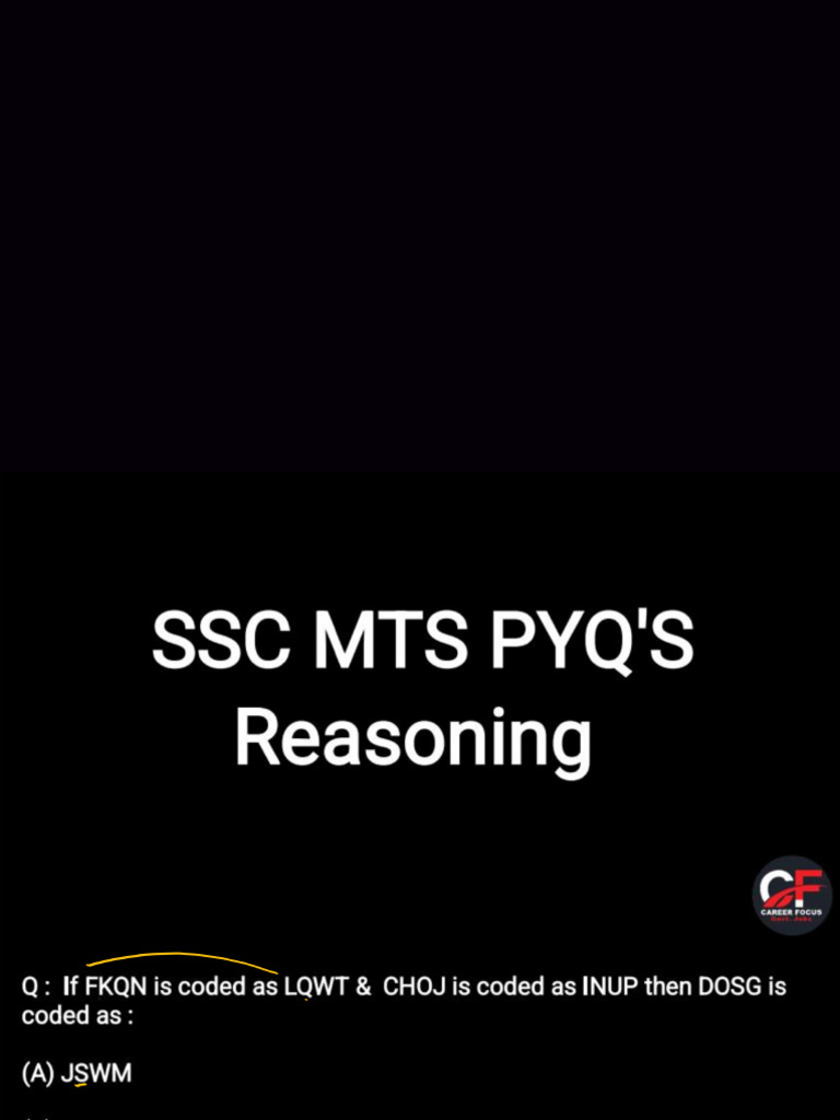 SSC Reasoning 2 Pyq | PDF