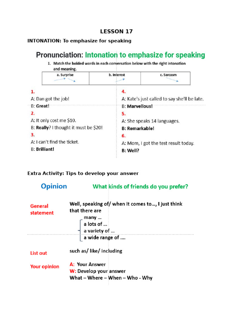 CO3 - Lesson 17 | PDF