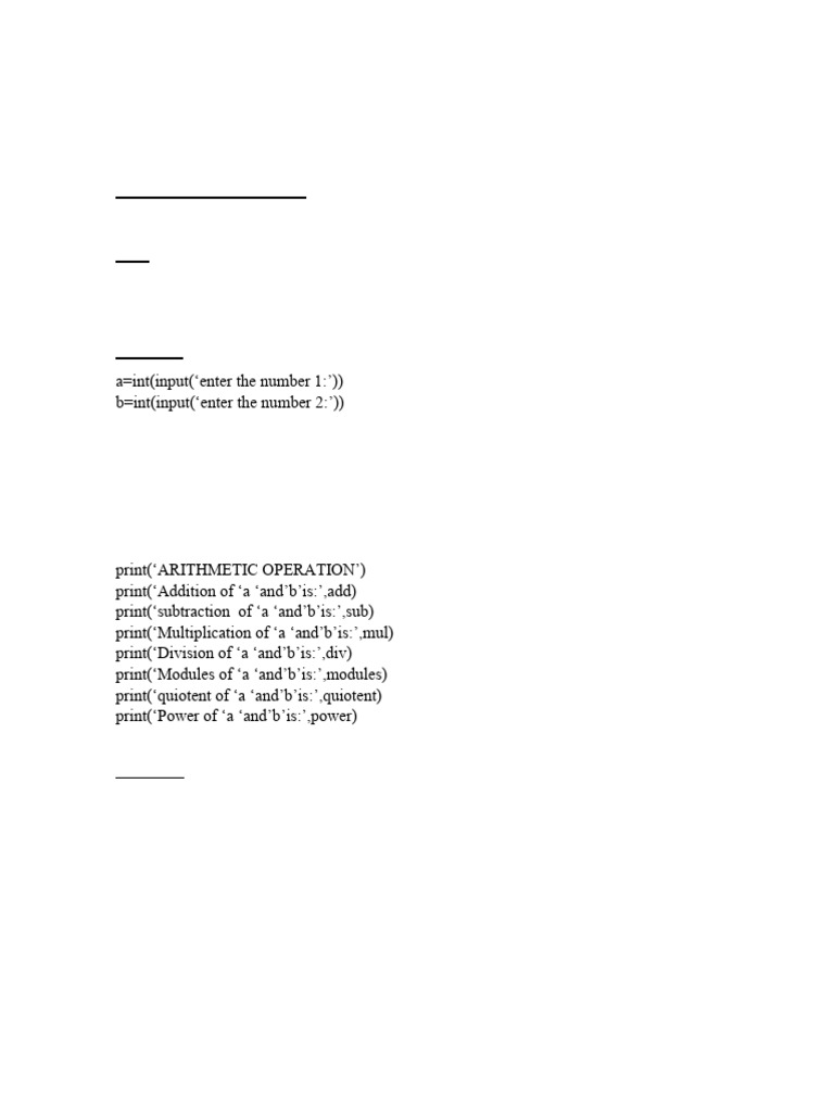 PYTHON Record - New | PDF | Arithmetic | Computer Programming PYTHON Record - New | PDF | Arithmetic | Computer Programming