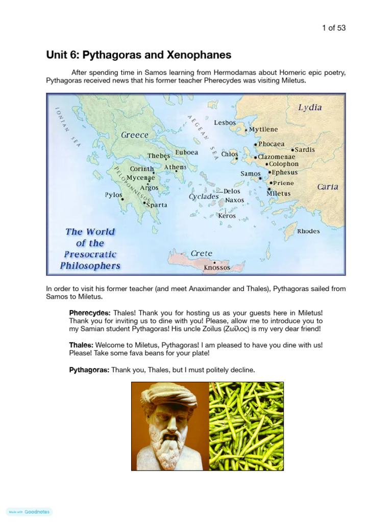 Pythagoras: Souls, Fava Beans, and Geometry | PDF | Pythagoras | Moon