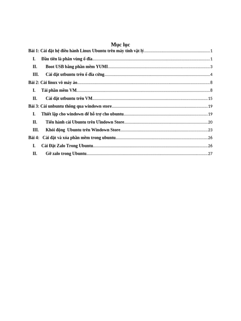 BAI 1 LINUX VoNgocThuThuy | PDF