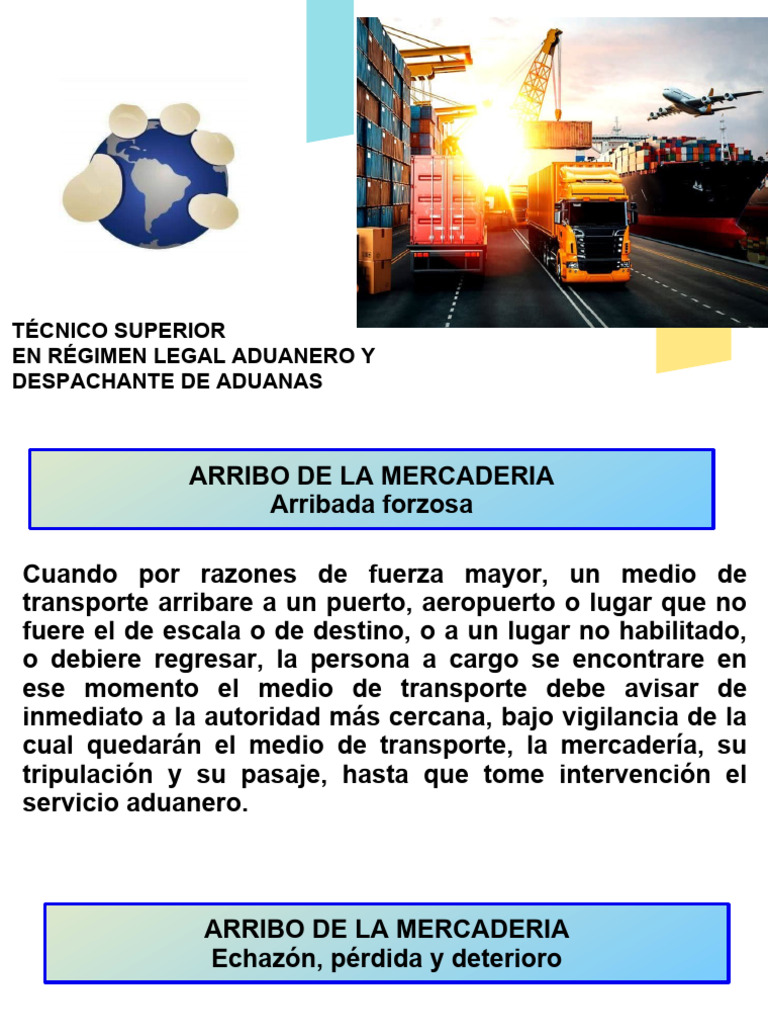 Arribo de La Mercaderia | PDF | aduana | Arancel