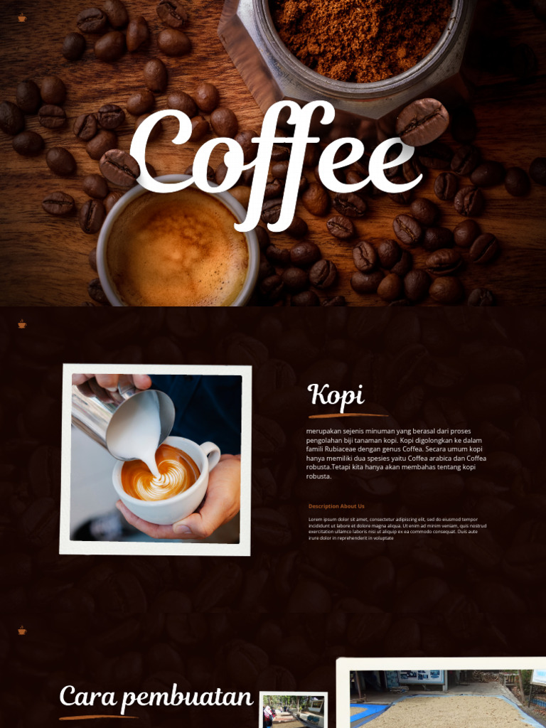 Presentasi Kopi Robusta By BIM | PDF