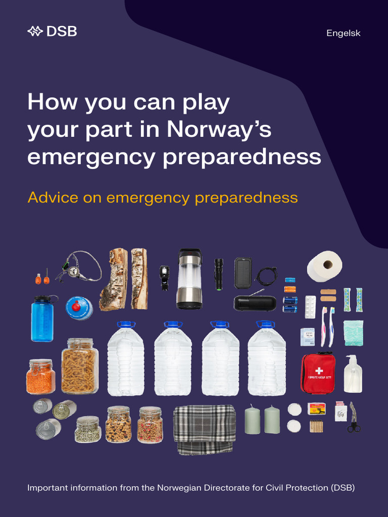 Norway Emergency Preparedness Guide | PDF | Emergency Management | Hygiene