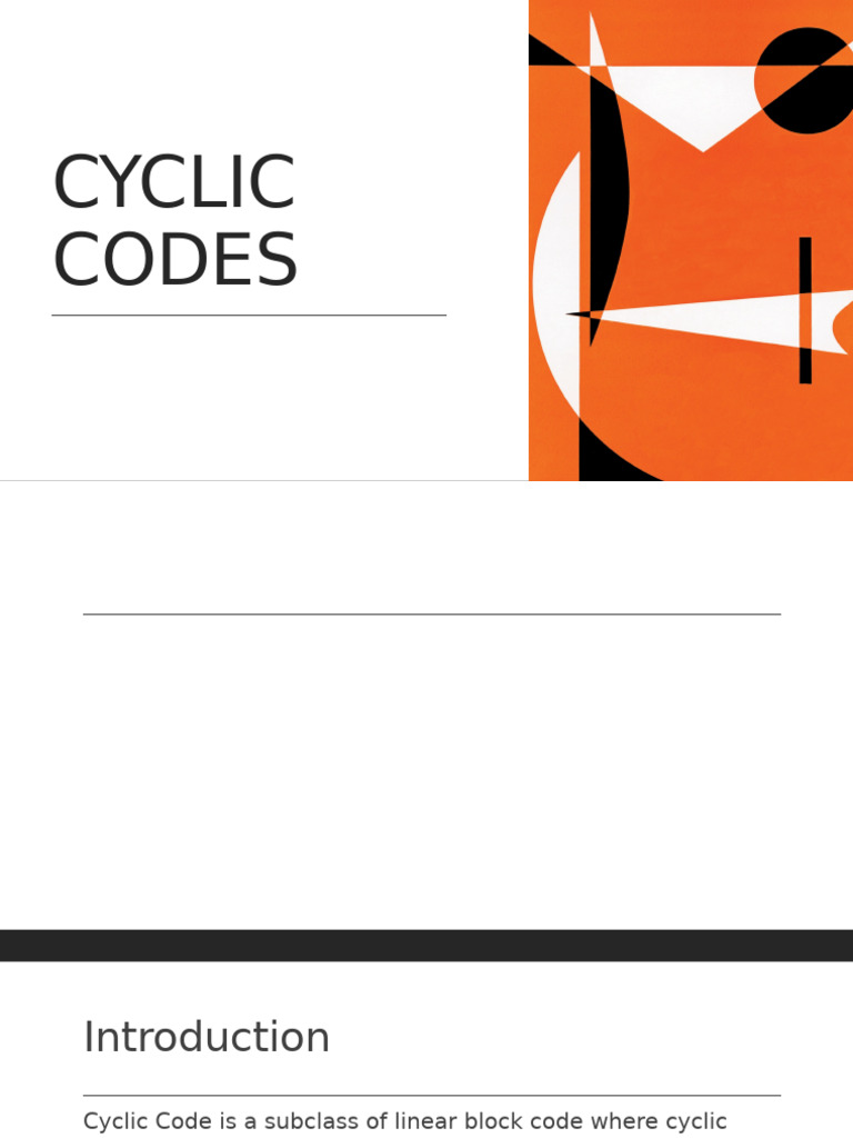 Cyclic Codes | PDF