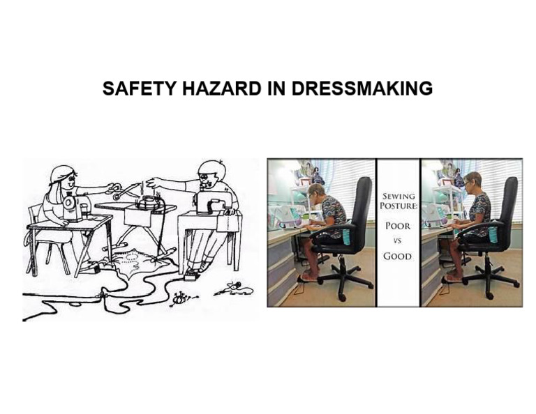 Dressmaking Safety Hazards Guide | PDF