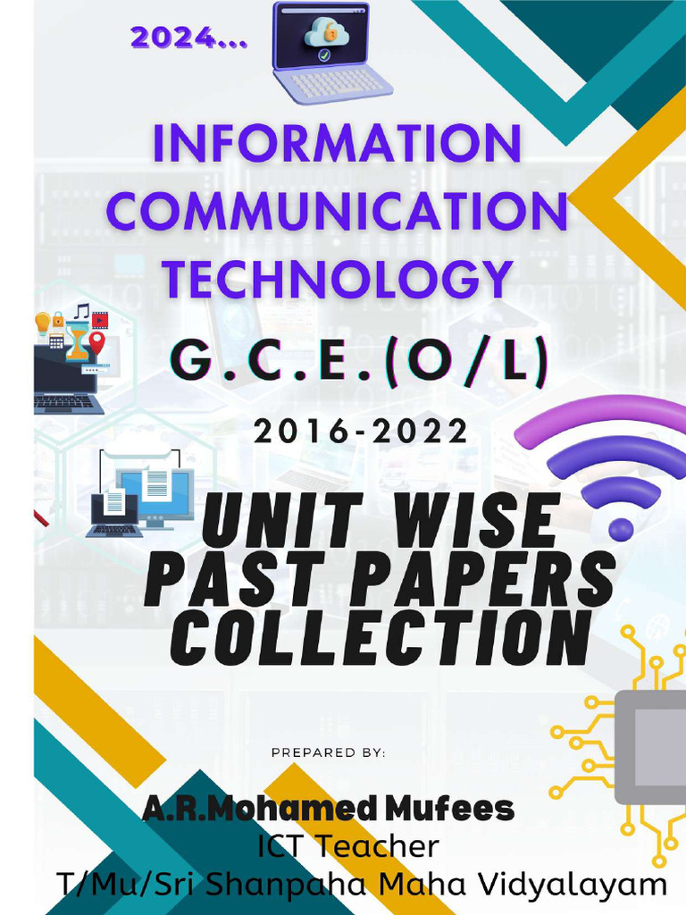 Ol Ict All Unit Wise Past Paper Collection 2016 - 2022 - Compressed | PDF
