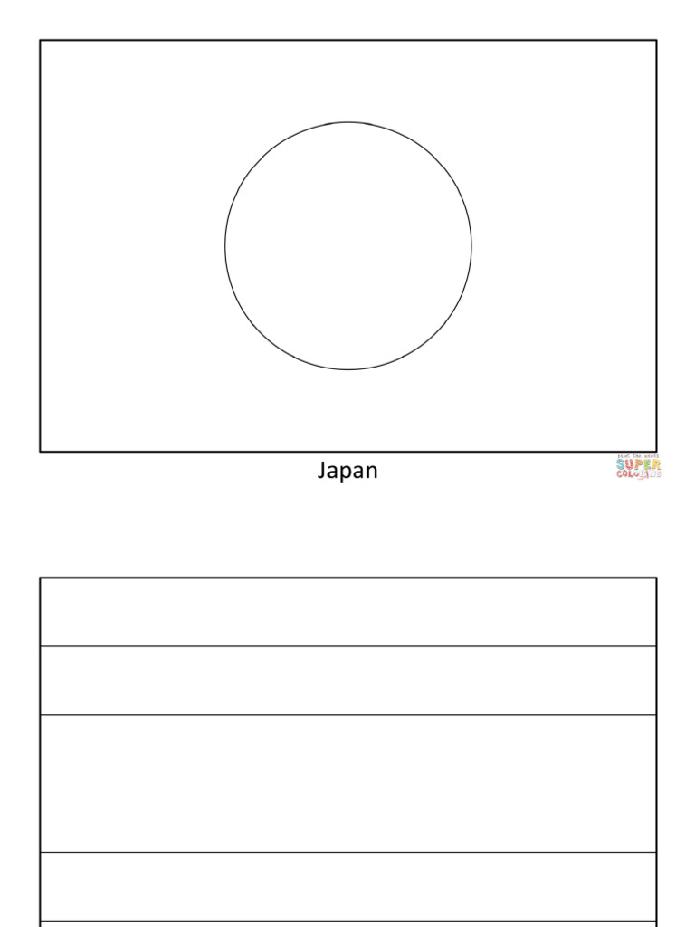 Flag of Japan coloring page _ Free Printable Coloring Pages-đã gộp | PDF