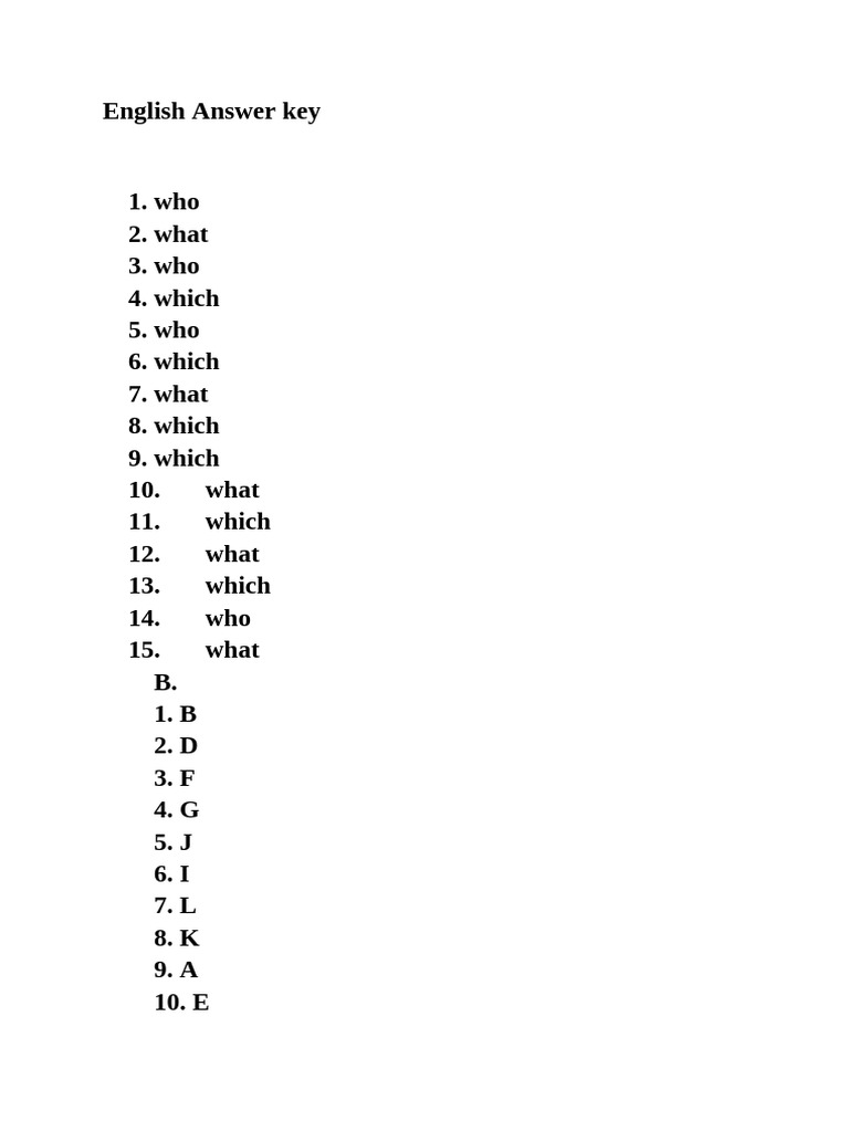 English 5 Answer Key Pdf