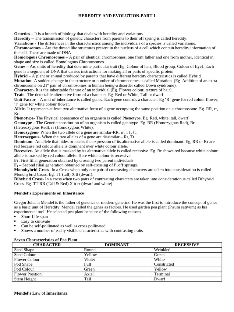 Understanding Heredity and Genetics Basics | PDF | Dominance (Genetics ...