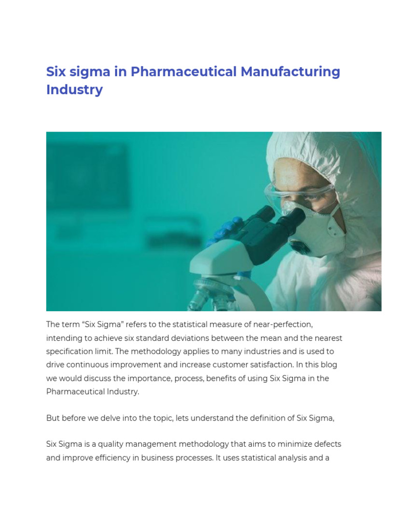 six sigma | PDF | Six Sigma | Design For Six Sigma