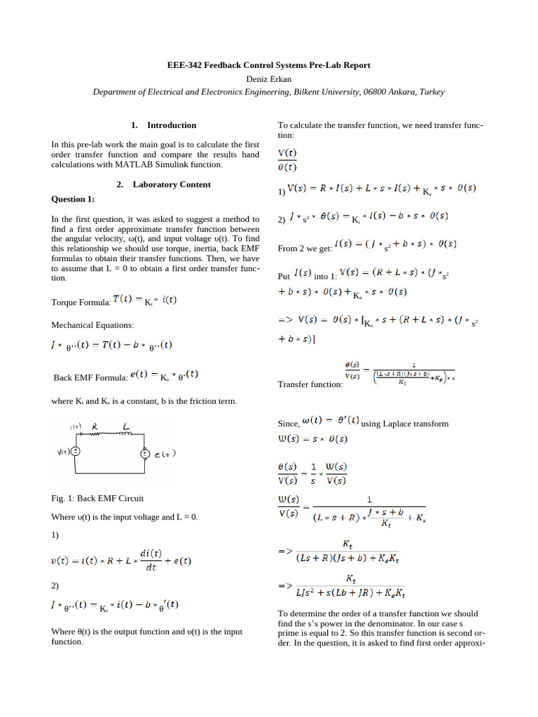 PRE_LAB_1 | PDF | Torque | Computer Engineering