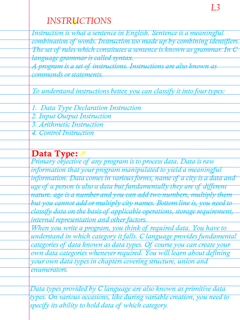 L3 | PDF | Integer (Computer Science) | Computer Program