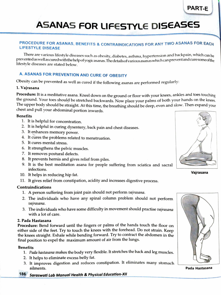 Physical Education Practical 2 | PDF | Asana | Back Pain