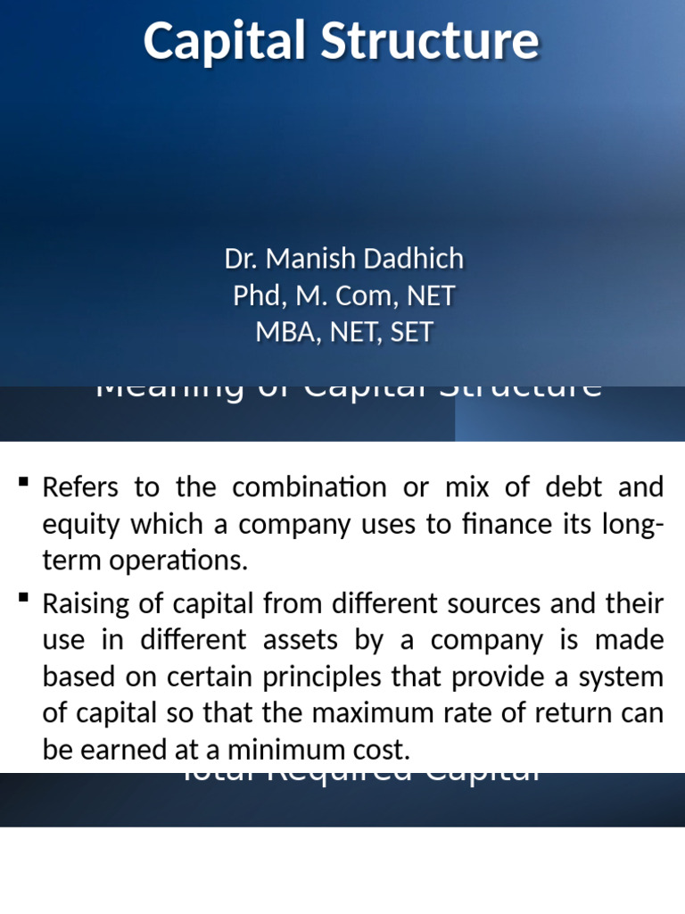 Capital Structure Theory | PDF | Capital Structure | Economies