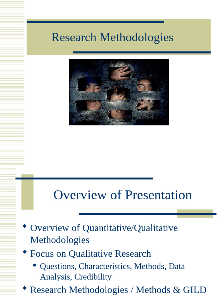 research methodology | PDF | Methodology | Qualitative Research