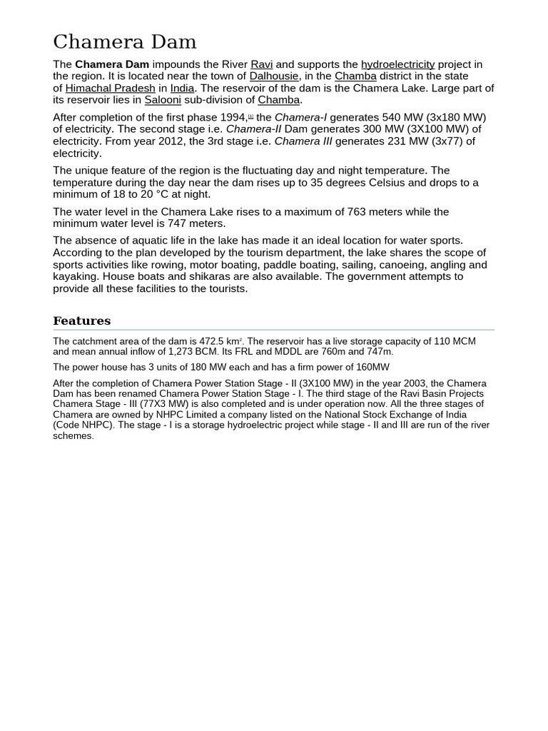 Dams Pdf Water Earth Sciences