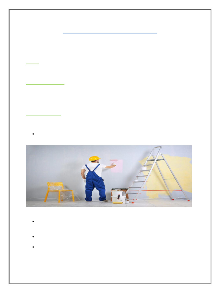 Painting Works Method Statement Guide | PDF | Paint | Materials