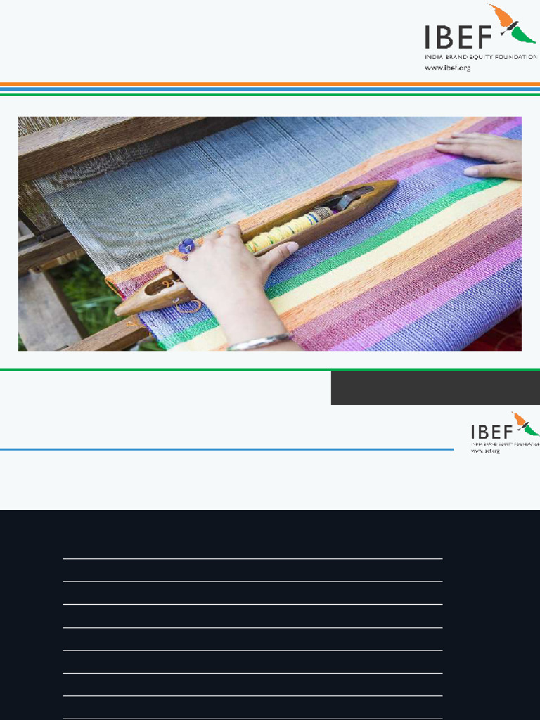Textile Industry Growth in India 2023 | PDF | Clothing Industry | Textiles