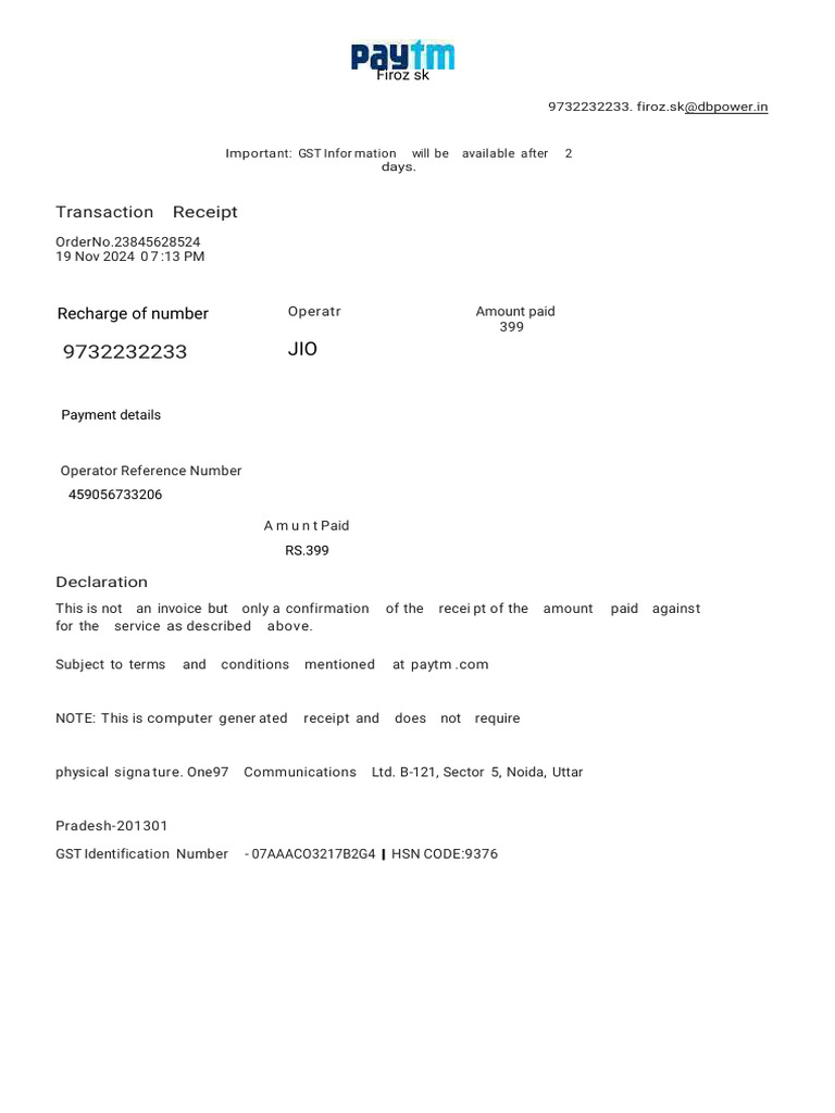 Mobile Bill - New | PDF