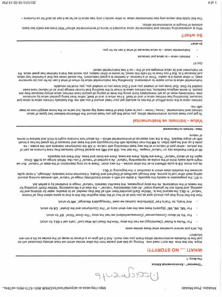 SUS1501 Assignment 6 | PDF