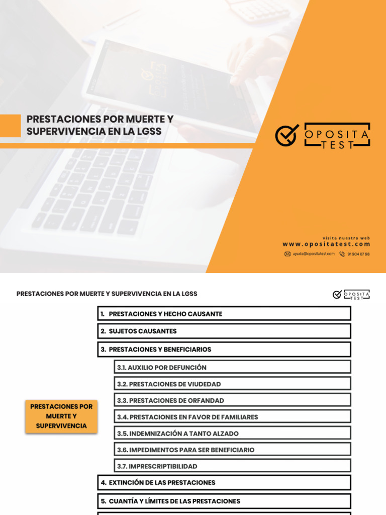 Prestaciones en la LGSS | PDF
