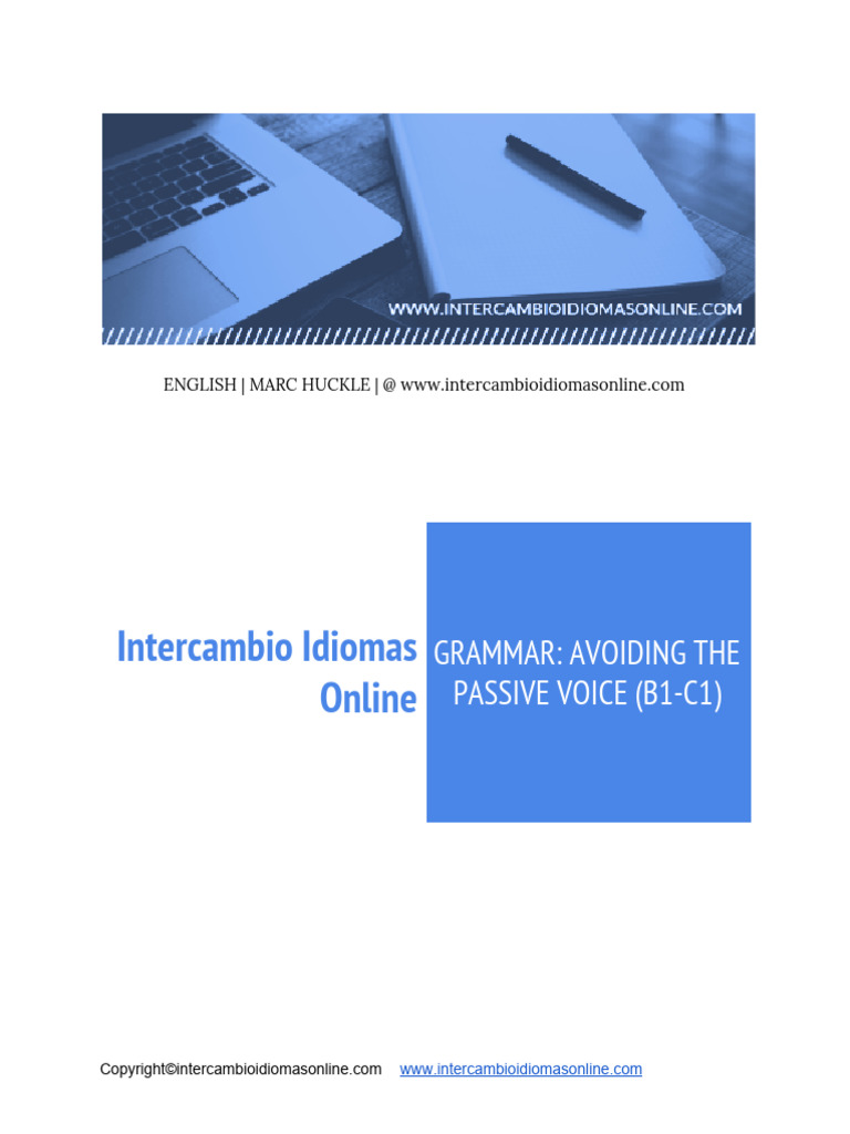 Grammar - Avoiding The Passive Voice b1 c1 | PDF