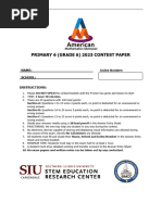 AMO 2017 Grade 5 | PDF | Area | Mathematics