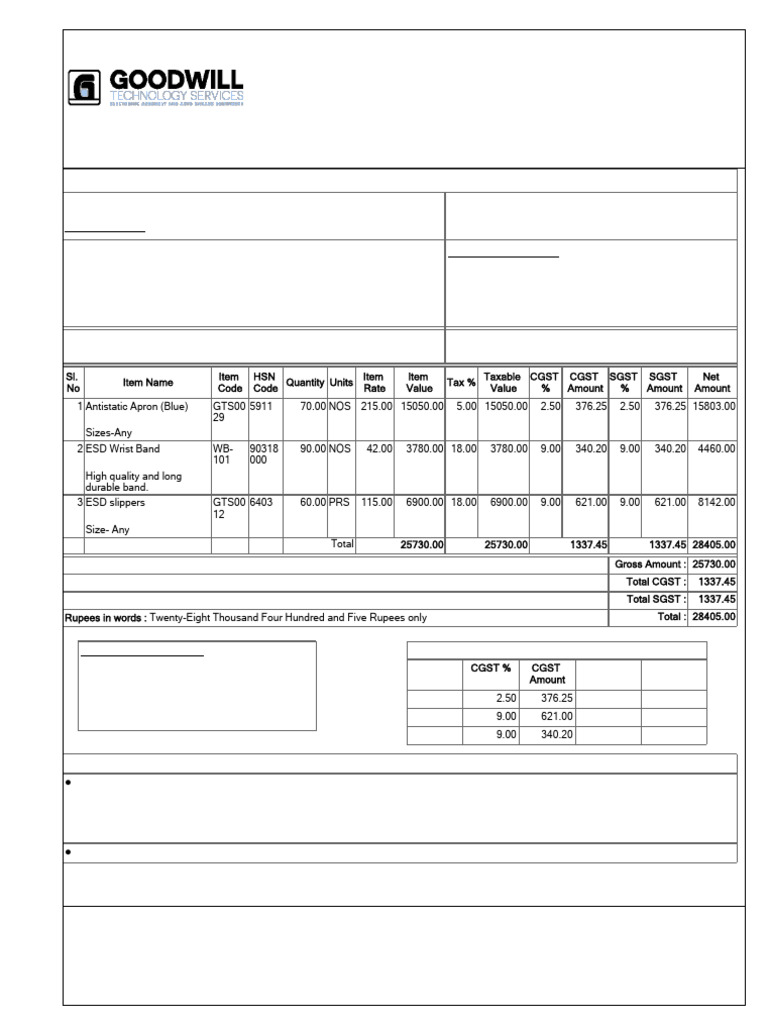 Quotation Itemwise Tax Details Goodwill - 2024-11-20T123334.591 | PDF ...