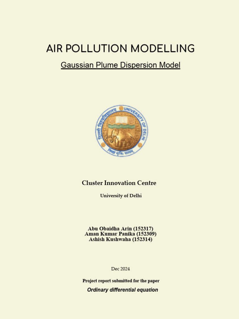 Project Report | PDF | Air Pollution | Wound