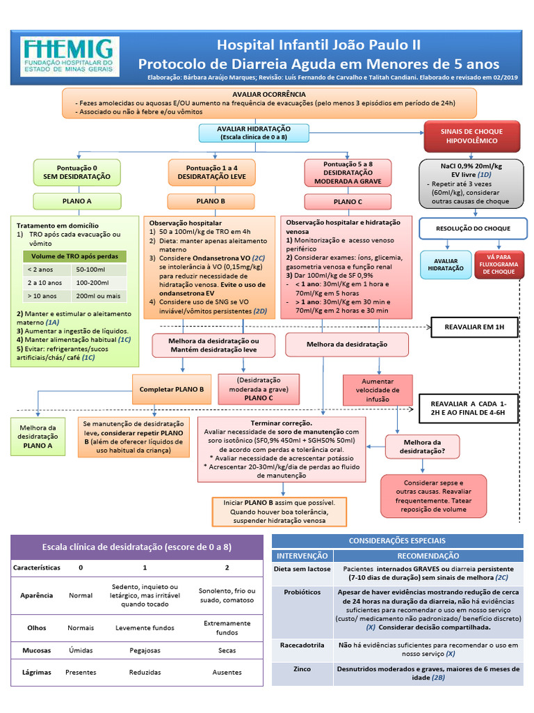 Protocolo de Diarreia Aguda em Menores de 5 Anos | PDF | Gastroenterologia | Saúde pública