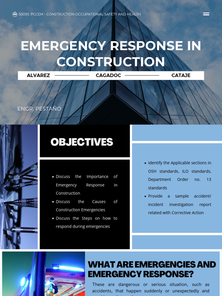 Emergency Response in Construction Safety | PDF | Emergency ...