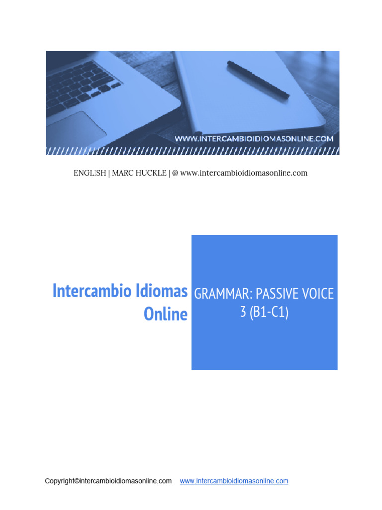 Grammar - Passive Voice 3 b1 c1 | PDF