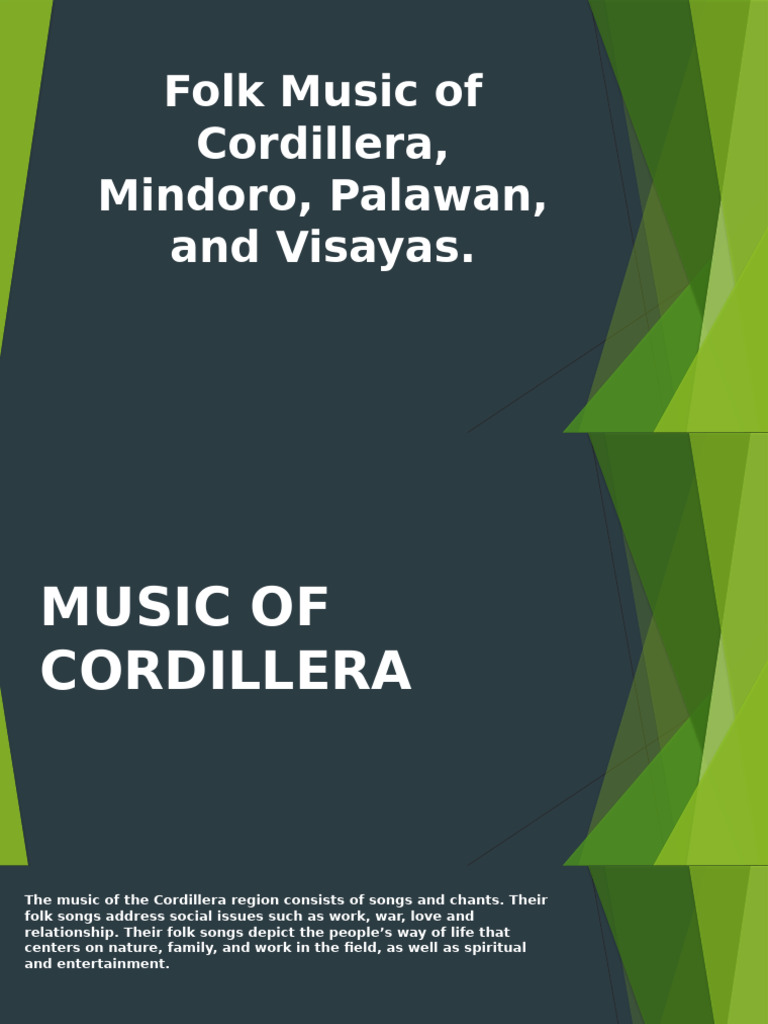Folk Music of Cordillera Mindoro Palawan | PDF | Musical Instruments ...