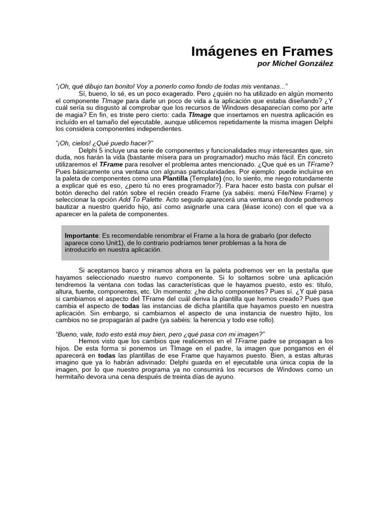 Utilizando Frames | PDF | Software