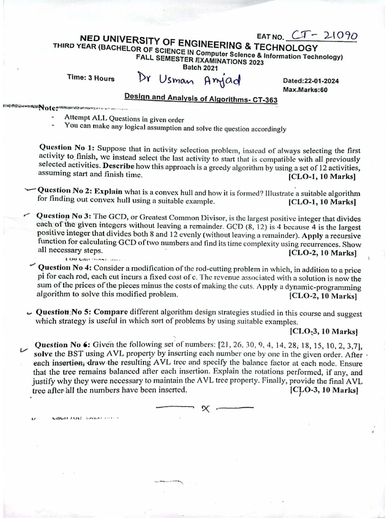 5th Semester Finals - BCIT 2021 | PDF