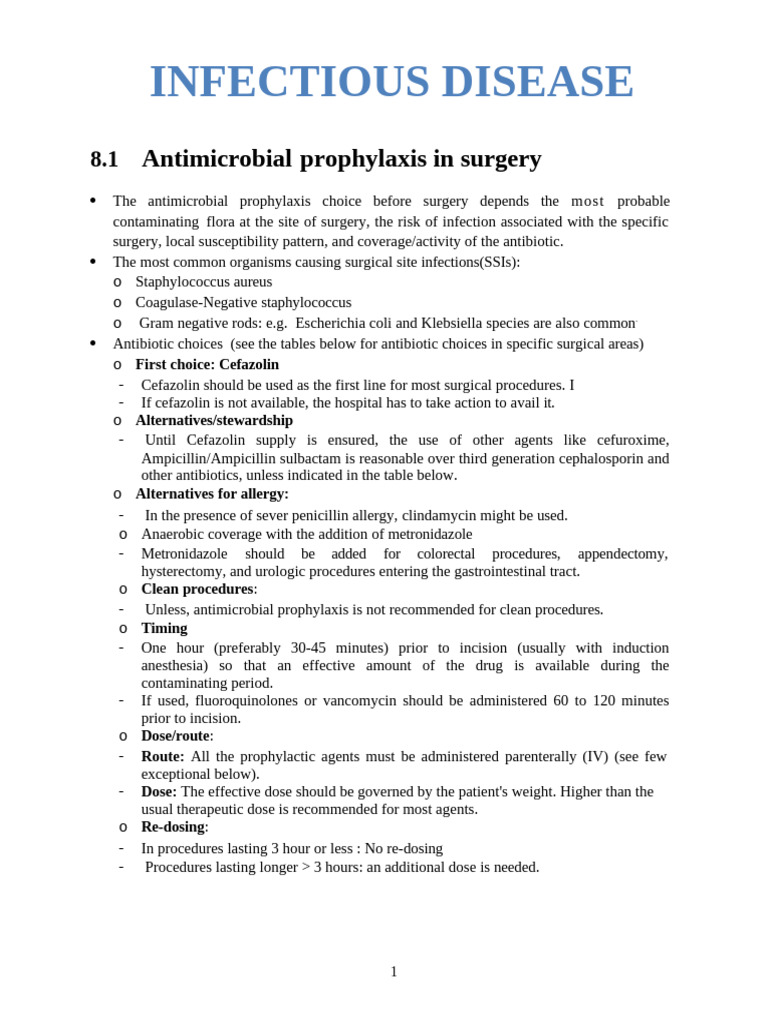 Infectious Disease | PDF | Malaria | Infection
