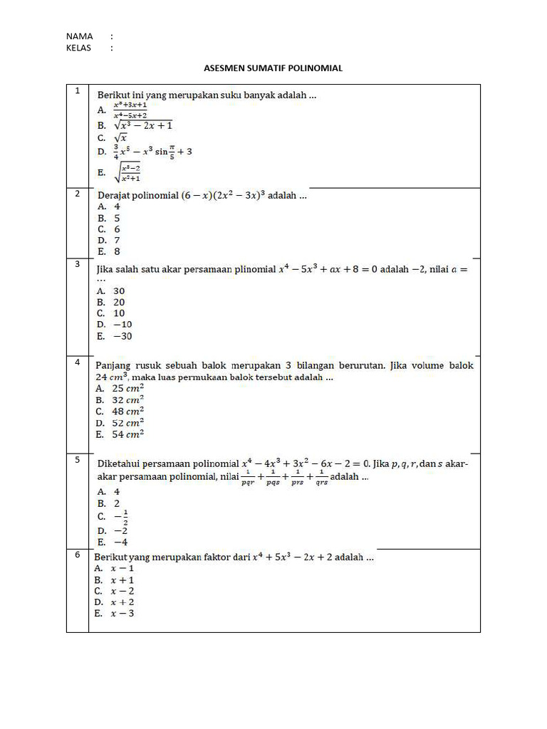 Sumatif 1 | PDF